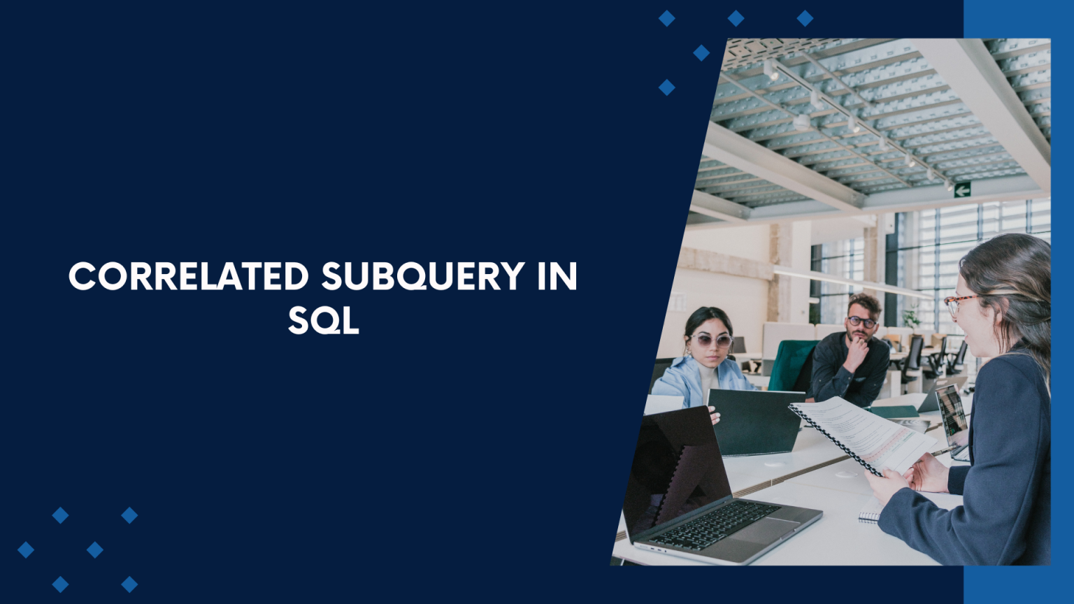 Concept Of Correlated Subquery In SQL - Codingzap